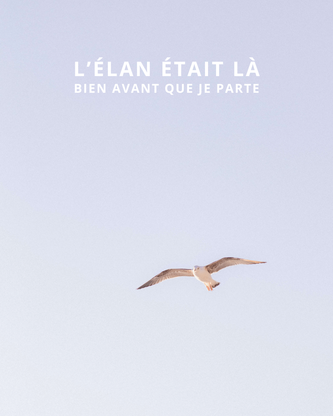 L'élan était là, bien avant que je parte - Sarah Stefani